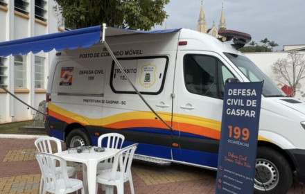 Defesa Civil de Gaspar passa a contar um Posto de Comando Móvel